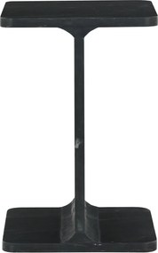 Odkládací stolek Avola 30 cm černý mramor