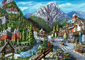 Ravensburger puzzle vítejte v banffu 1000 dílků