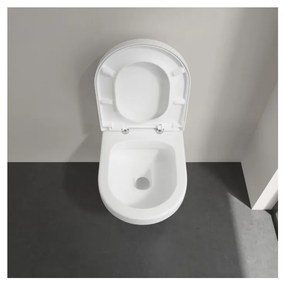 Villeroy & Boch Villeroy &amp; Boch ARCHITECTURA - Záchodové sedátko s poklopem, s funkcí QuickRelease a SoftClosing, bílá alpin 98M9C101