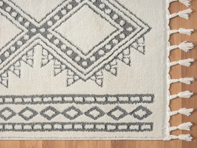 My Flair, Kusový koberec Moroccan Delight weiß, 200x290, černobílá, ložnice