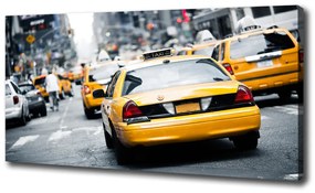 Wallmuralia Moderní obraz canvas na rámu Taxi New York 100x50