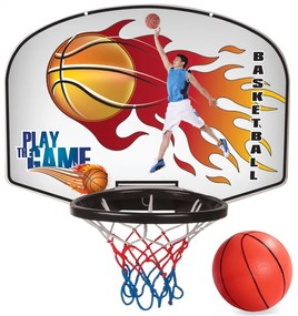 Woopie Přenosný závěsný basketbal + míč