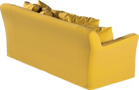 Potah na pohovku IKEA  Tomelilla 3-místná nerozkládací barva žlutá látka sametová