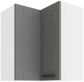 Kuchyňská skříňka LUNA 60x60 GN-72 2F (90°) korpus: bílá, barva dvířek: bílá