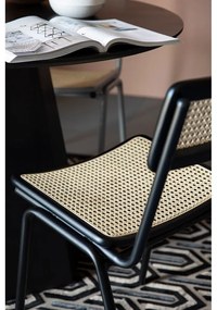 Černé ratanové jídelní židle v sadě 2 ks Jort - Zuiver