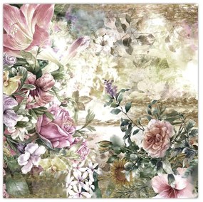 Obraz - Designové květiny (30x30 cm)