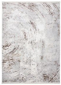 Krémově šedý vintage designový koberec