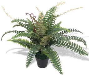 Umělá rostlina kapradina s květináčem 60 cm zelená - Default Title