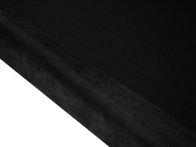 Elegantní černá čalouněná pohovka pro 3 LOKKA Beliani