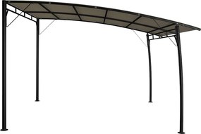 Slunečníkové markýzy 3 x 3 x 2,55 m Taupe 312254