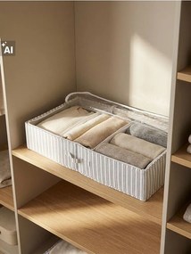Sinsay - Skládací úložný organizér s průhledným okénkem - šedá