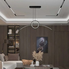 LED Solution Černé závěsné LED svítidlo designové 89cm 30W 6933
