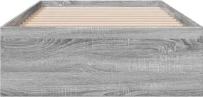 Rám postele se zásuvkami šedý sonoma 90x190 cm kompozitní dřevo 3280438