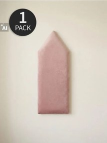 Sinsay - Čalouněný panel s trojúhelníkovým zakončením - pastelová růžová