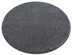 Kulatý koberec SAN MIGUEL 97 šedý Rozměr: průměr 100 cm