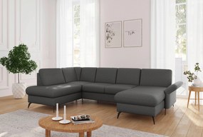XXXLutz SEDACÍ SOUPRAVA, textil, tmavě šedá Sit & More - Sedací soupravy - 00014401618T