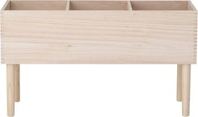 Knihovna z masivu pavlovnie ve světle přírodní barvě 91x50x35 cm Douve – Bloomingville