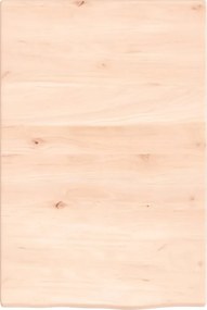 Koupelnová deska 40 x 60 x 2 cm neošetřené masivní dřevo 3156002