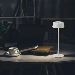 LED Venkovní stmívatelná dotyková dobíjecí stolní lampa LED/2W/5V IP54 bílá