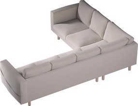 Potah na pohovku IKEA Norsborg rohová 5-místná barva béžová látka sametová