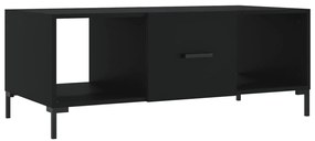 Konferenční stolek černý 102 x 50 x 40 cm kompozitní dřevo