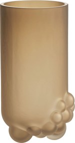 Váza Bulk 21 cm karamelová