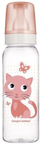 Canpol Babies Kojenecká lahev s potiskem CUTE ANIMALS 250 ml