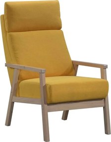 Casarredo - Komfort nábytek Čalouněné křeslo RELAX 1 bílá/žlutá