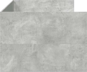 Válenda se zásuvkami bez matrace betonově šedá 90 x 190 cm 3280828
