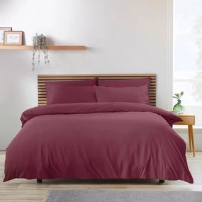 Vínové povlečení na dvoulůžko 200x200 cm So Soft Non Iron – Catherine Lansfield
