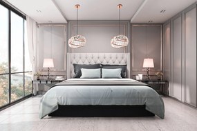 Toolight, závěsné svítidlo 1xE27 APP1105-1CP, růžové zlato, OSW-06329