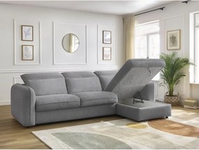 Šedá rohová pohovka Achille – Bobochic Paris