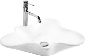 Rea Izolda, umyvadlo na desku 530x460x120 mm, bílá lesklá, REA-U6365