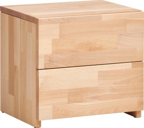 XXXLutz NOČNÍ STOLEK, jádrový buk, jádrový buk, 40/37/33 cm MID.YOU - Online Only noční stolky - 002748012002