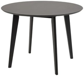Kulatý jídelní stůl Nieves 105 cm černý