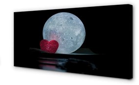 Obrazy na plátně Srdcem Měsíce 125x50 cm