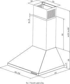 Maan VELA 2 50 černá / Digestoř / 315 m3/h / 58 dB / tř. C