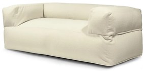Krémový sedací vak z textilie bouclé Sofa MooG – SLOWDOWN