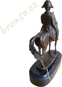 Napoleon na koni - bronzová socha, signováno A. Canova