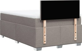 Box spring postel s matrací taupe 120x200 cm textil 3285852