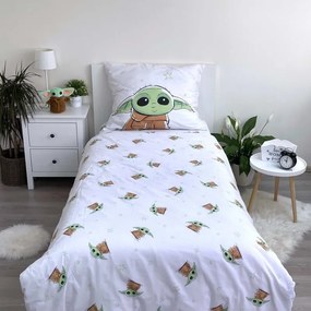 JERRY FABRICS Povlečení Star Wars Baby Yoda Bavlna, 140/200, 70/90 cm