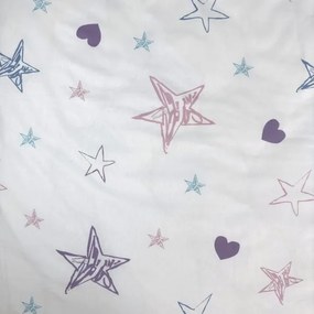 Jerry Fabrics Povlečení do postýlky Lilo and Stitch Purple baby 100x135, 40x60 cm