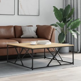 Konferenční stolek dub sonoma 100x100x40 cm kompozitní dřevo - Default Title