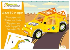 Kreativní sada - 3D tvoření z papíru - auto