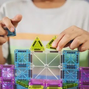 MAGNA-TILES® Magnetická stavebnice Cestovní sada Deluxe / 55 dílků
