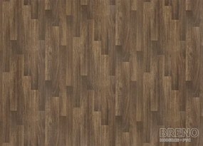 Breno PVC XTREME Natural Oak 369M – tmavě hnědé dřevo, šíře 400 cm