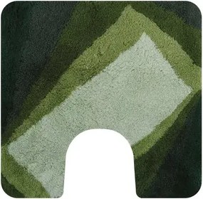 SPIRELLA Koupelnová WC předložka KALI zelená / akryl / 55 x 55 cm