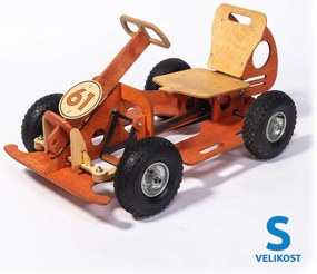 GOCar šlapací auto malé, oranžové