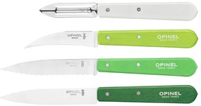 Opinel Les Essentiels Primavera sada nožů a škrabky 4 ks, 001709