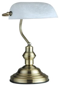 Globo GLOBO 2492 - stolní lampa ANTIQUE 1xE27/60W bílá-patina GL0431